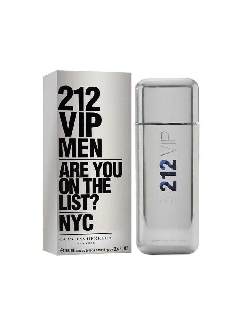 Carolina Herrera 212 Vip man 100 ml edt – IMPACTO PERFUMES CHILE